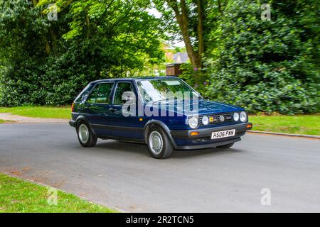 1991 90s blue VW Volkswagen Jetta 1595cc petrol 4dr saloon en-route to ...