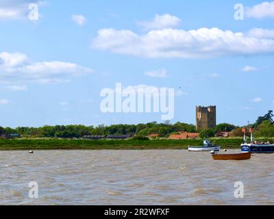 Orford, Suffolk - 21 May 2023 : Boat trip on the River Alde from Orford ...