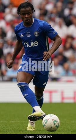 WEMBLEY, ENGLAND - MAY 21: Halifax's Jamie Cooke with the trophy after ...