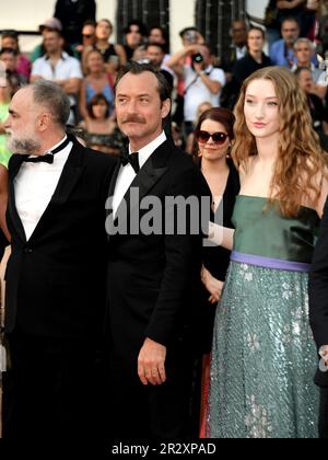 ?, Junia Rees, Jude Law 76th Cannes Film Festival Guests after the ...