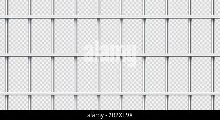 Realistic shiny metal prison bars isolated on white background ...
