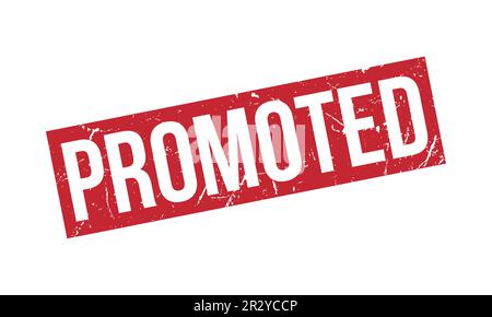 Grunge red promoted word rubber seal stamp on white background Stock Vector Image & Art - Alamy