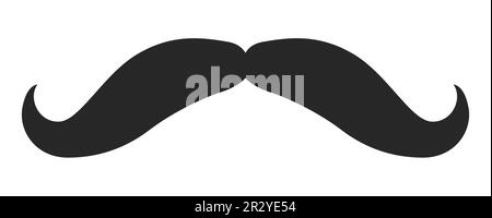 Gunslinger Mustache Beard style men face illustration Facial hair ...