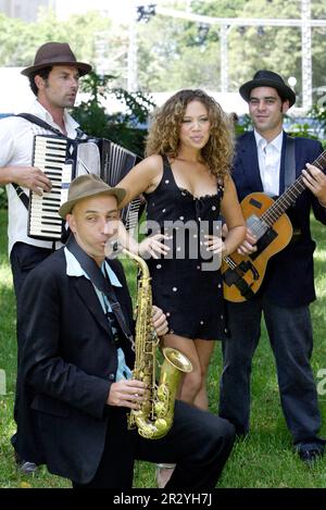 Jade MacRae and Waiting For Guinness a photo call prior to the live ...