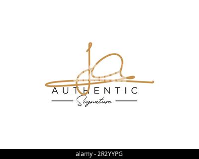JO Signature Logo Template Vector Stock Vector Image & Art - Alamy