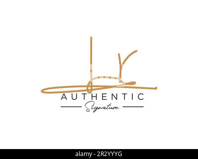 LR Signature Logo Template Vector Stock Vector Image & Art - Alamy