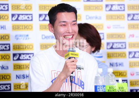 Kanagawa, Japan. 20th May, 2023. (L-R) Haruka Kitaguchi, Nozomi Tanaka ...