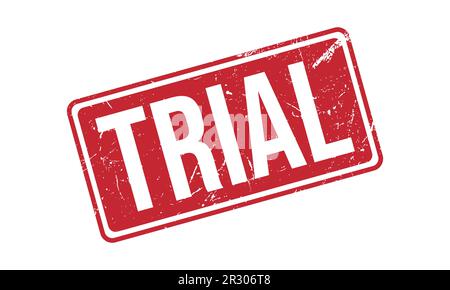 Trial Rubber Stamp Seal Vector Stock Vector Image & Art - Alamy