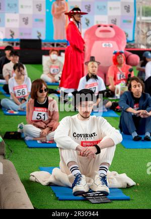Space-out Competition, May 21, 2023 : People participate in a Space-out ...