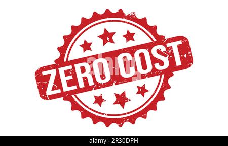 Zero Cost Rubber Stamp Seal Vector Stock Vector Image & Art - Alamy