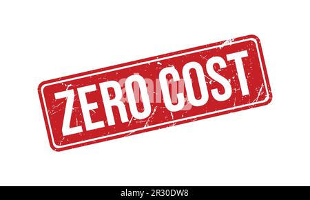 Zero Cost Rubber Stamp Seal Vector Stock Vector Image & Art - Alamy
