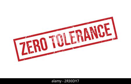 Zero Tolerance Rubber Stamp Seal Vector Stock Vector Image & Art - Alamy
