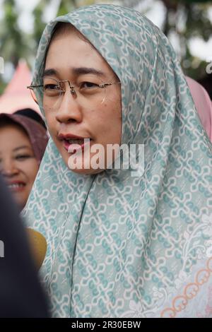 Anggia Erma Rini (members of the House of Representatives or DPR RI) is ...