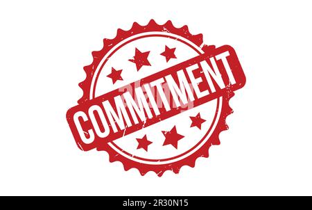 Red Commitment Rubber Stamp Seal Vector Stock Vector Image & Art - Alamy