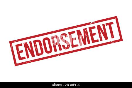 Red Endorsement Rubber Stamp Seal Vector Stock Vector Image & Art - Alamy