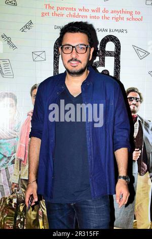 Indian film producer Dinesh Vijan is seen during the music album launch ...