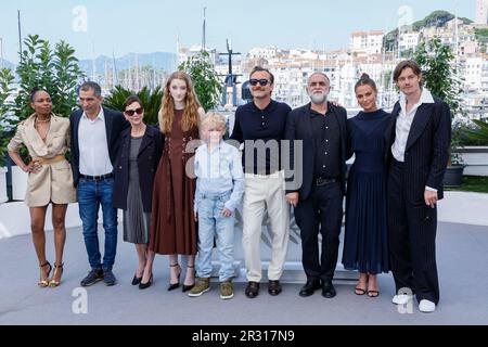 Mina Andala, from left, Amr Waked, producer Gabrielle Tana, Junia Rees ...
