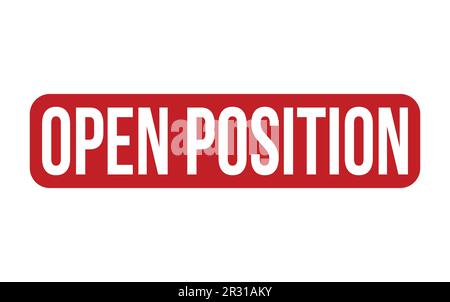 Open Position Rubber Stamp Seal Vector Stock Vector Image & Art - Alamy