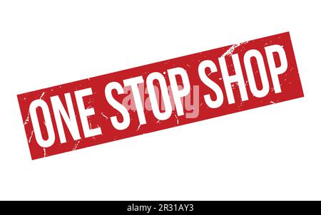 Red One Stop Shop Rubber Stamp Seal Vector Stock Vector Image & Art - Alamy