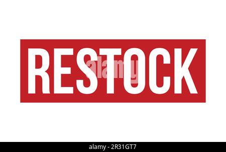 Restock Rubber Stamp Seal Vector Stock Vector Image & Art - Alamy