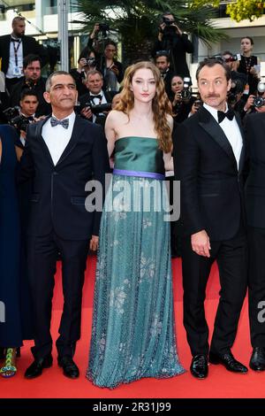 ?, Junia Rees, Jude Law 76th Cannes Film Festival Guests after the ...