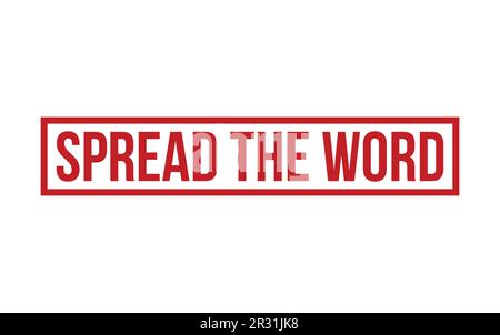 Red Spread The Word Rubber Stamp Seal Vector Stock Vector Image & Art ...