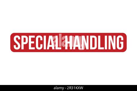 Special Handling rubber grunge stamp seal vector Stock Vector Image ...