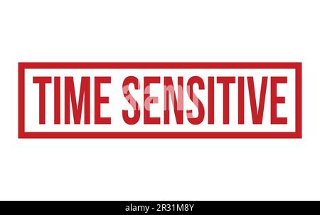 Time Sensitive Rubber Stamp Seal Vector Stock Vector Image & Art - Alamy