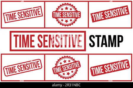 Time Sensitive Rubber Stamp Seal Vector Stock Vector Image & Art - Alamy