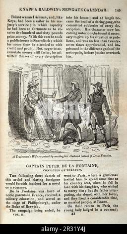 Page from the Newgate calendar, History of Crime, Child Murderer ...