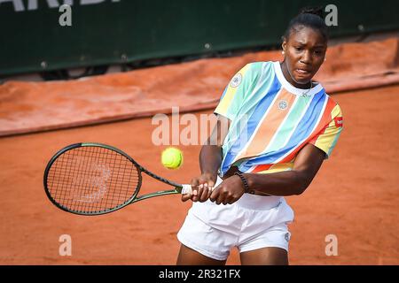Noma NOHA AKUGUE of Germany during the third qualifying day of Roland ...