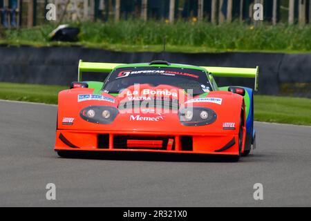 Cor Euser, Marcos Mantara LM600 EVO, GT1 Demonstration, on track a ...