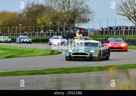 Aston Martin DBR9 009, Aston Martin DBR9, GT1 Demonstration, on track a ...