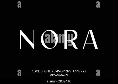 Modern clean sans serif display font vector Stock Vector Image & Art - Alamy