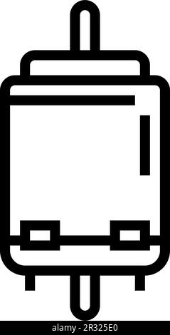 DC motor icon, line vector Stock Vector Image & Art - Alamy
