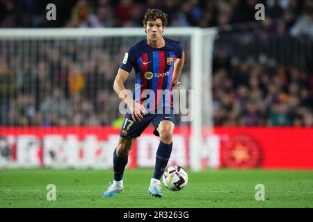 BARCELONA - MAY 20: Marcos Alonso celebrates with the trophy after the ...