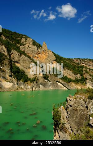 Congost de Mont-Rebei. Macizo del Montsec. Lleida.Cordillera pirenaica ...