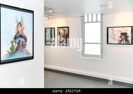 MARK BODE opening night exhibition "50 years of Hip Hop and Bodē" held ...