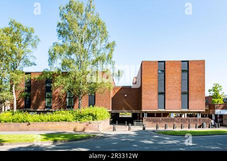 Crewe Library in town centre of Crewe, Cheshire UK Stock Photo - Alamy