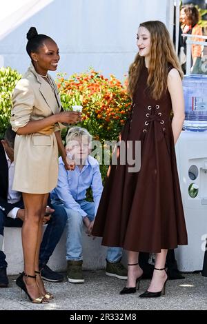 Mina Andala, Patrick Buckley, Junia Rees 76th Cannes Film Festival ...
