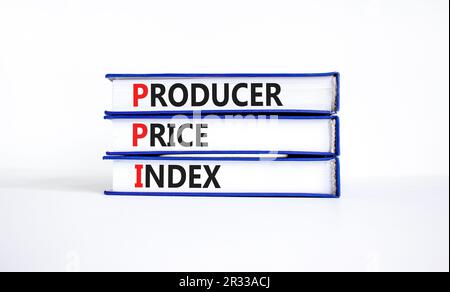 PPI Producer price index symbol. Concept words PPI Producer price index ...