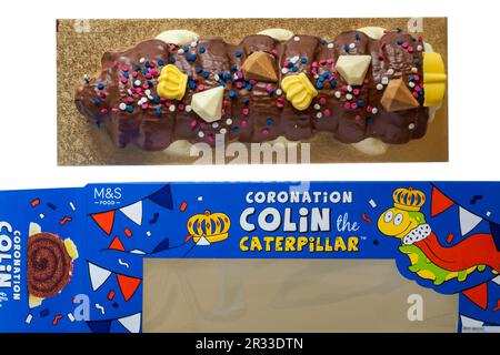 Coronation Colin the Caterpillar cake from Marks & Spencer M&S removed ...