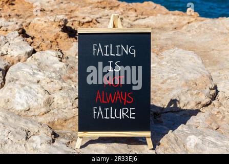 Failure or failing symbol. Concept words Failing is not always failure ...
