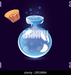 frost potion with snowflakes cold mix Stock Vector Image & Art - Alamy