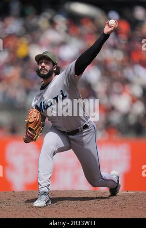 This is a 2023 photo of Andrew Nardi of the Miami Marlins baseball team ...