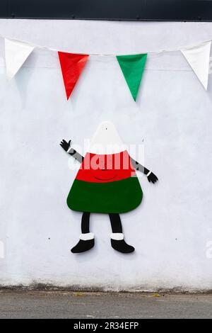 Mr Urdd personification of The Urdd welsh youth movement symbol ...