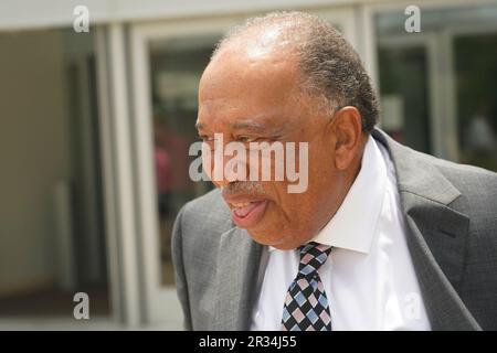 Civil rights attorney Carroll Rhodes, exits the Thad Cochran United ...