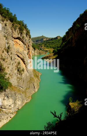Congost de Mont-Rebei. Macizo del Montsec. Lleida.Cordillera pirenaica ...