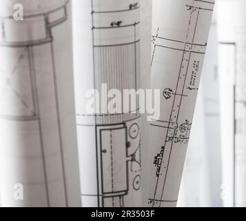 Isolation of several drawings for the project Stock Photo - Alamy