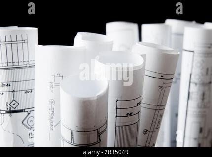 Isolation of several drawings for the project Stock Photo - Alamy